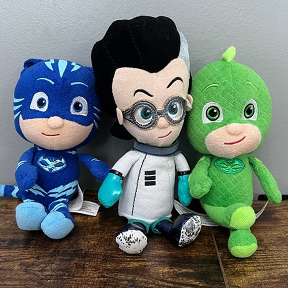 pj masks | Toys | Pj Mask Lot Of 3 Blue Catboy Scientist Romeo Green ...